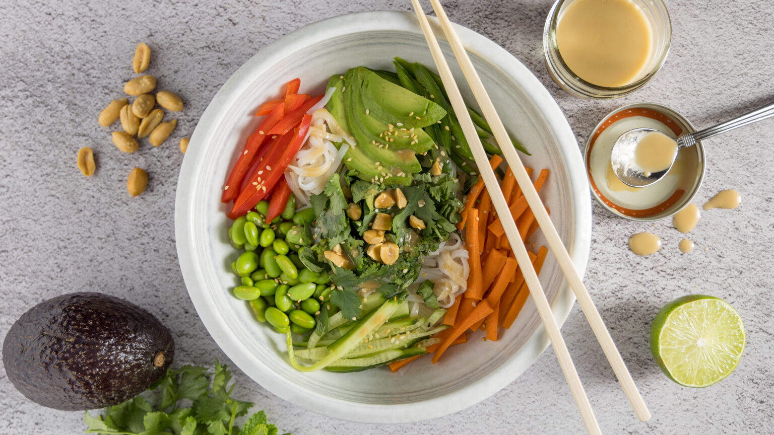 Spring Roll in a Bowl | Dinner at Lulu's