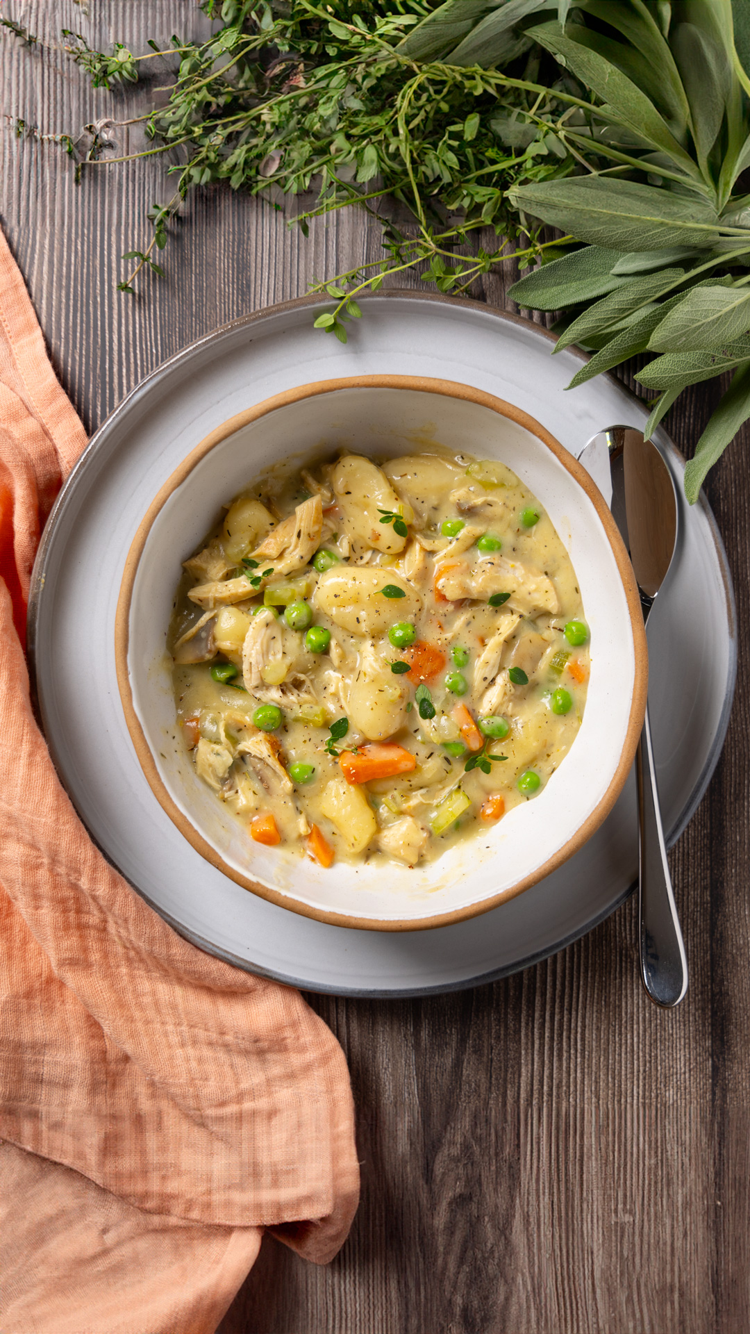 Chicken Pot Pie Gnocchi | Dinner at Lulu's