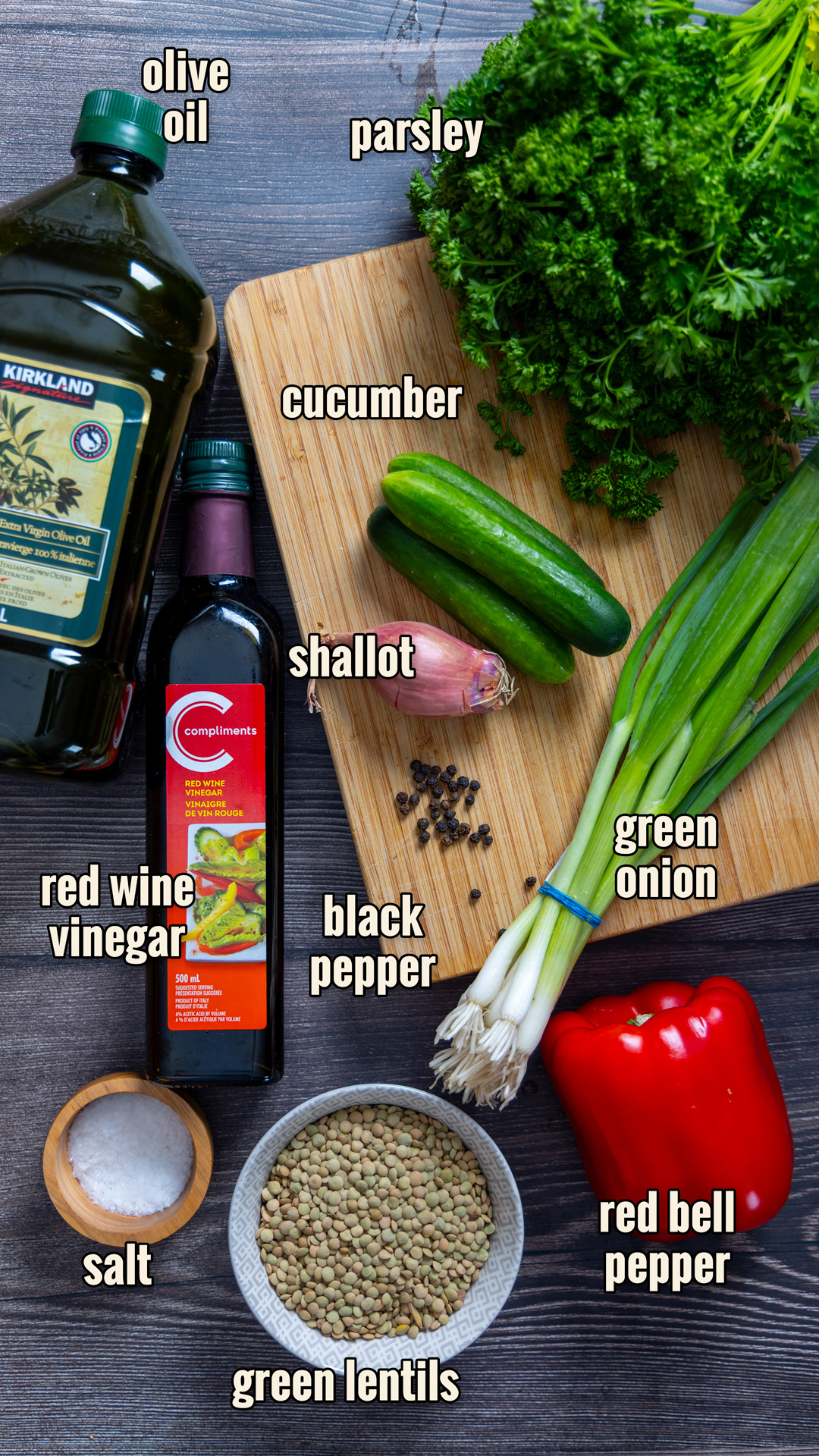 Healthy Lentil Salad | Dinner at Lulu's